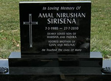 Headstones & Monuments Christchurch| Headstone Inscriptions | Decra Art